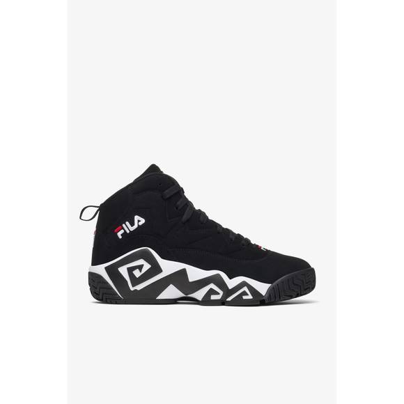 Fila | Shoes | New Fila Mens Mb Basketball Shoe In Blackwhitered | Poshmark